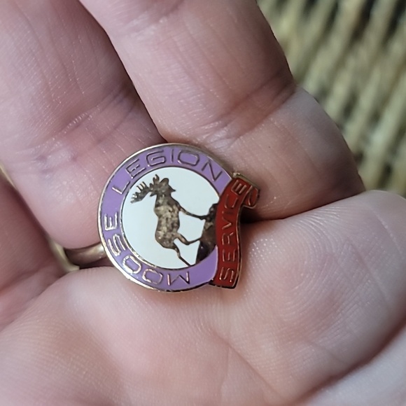 Source Unknown | Accessories | Moose Legion Service Lapel Pin Enamel ...